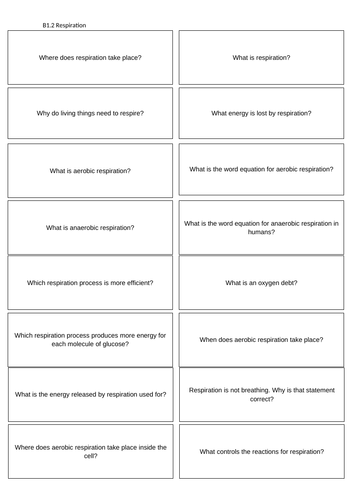 Biology GCSE Year 10 Flashcards | Teaching Resources Biology GCSE Year 10 Flashcards | Teaching Resources