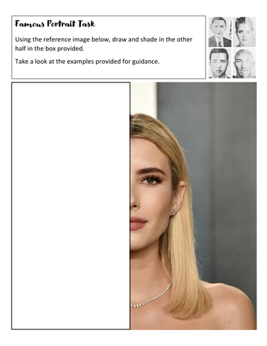 Famous Portrait Task | Teaching Resources