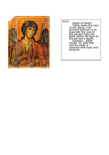 Angels Mix and Match exercise | Teaching Resources