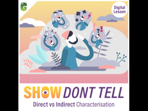Indirect vs Direct Characterization Digital Lesson | Teaching Resources