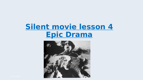 Silent Movie | Teaching Resources