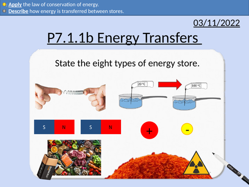 GCSE Physics: Energy transfers and Conservation of energy | Teaching ...