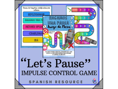 SPANISH VERSION - Let's Pause - Impulse Control Anger Management Game ...