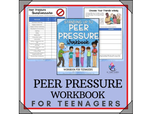 PEER PRESSURE & Healthy Choices Workbook for Teenagers I Red Ribbon ...