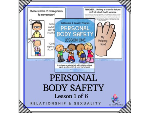 Relationship And Sexuality Lesson 1 Of 6 Personal Body Safety