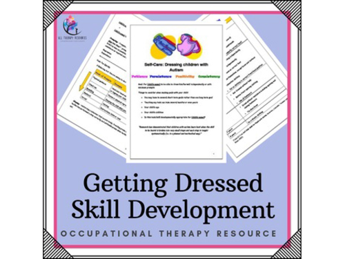 Self Care Dressing Skill Development for Individuals with Autism ...