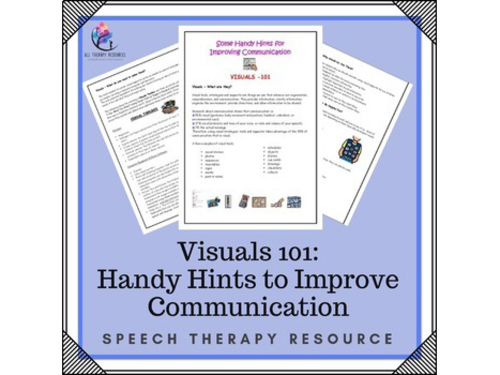 Visuals 101 - Handy Hints to Improve Communication using Visuals ...