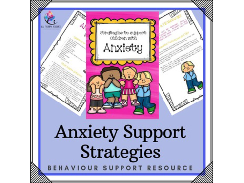 Anxiety in Children : Interventions and Strategies - Great printable ...