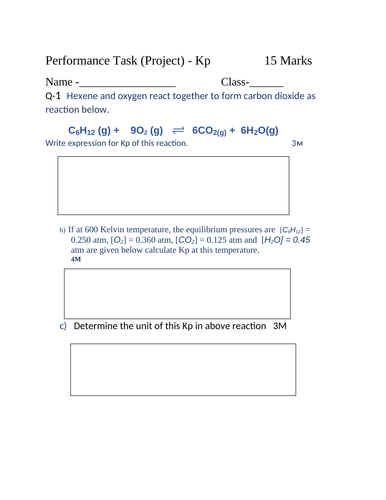 Kc ,Kp- (Equilibrium constant and unit) , expressions, Interactive ...