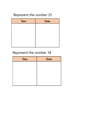 Representing Numbers | Teaching Resources