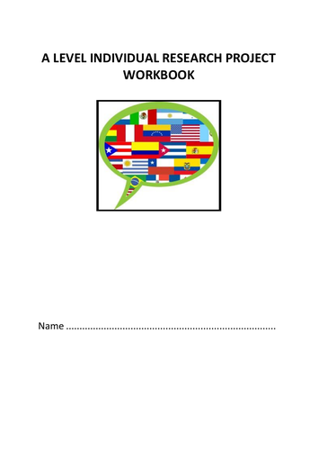 Individual Research Project Workbook | Teaching Resources
