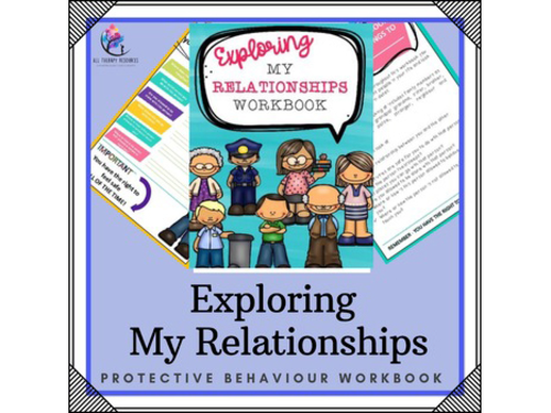 My Relationship Workbook - 24 Page Workbook (Protective Behavior Lesson ...
