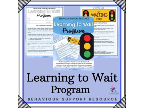 Teaching Students - Learning to Wait Program - ABA Program | Teaching ...
