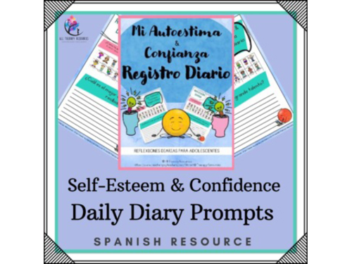 SPANISH VERSION - Self-Esteem & Confidence Daily Diary Prompts ...