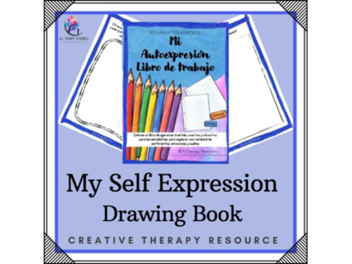 SPANISH VERSION - My Self-Expression Drawing Book - Creative Therapy ...