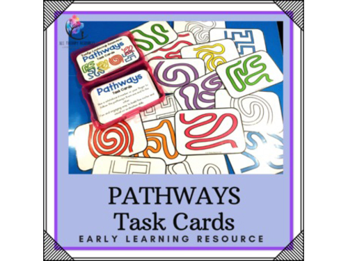 PATHWAYS - Early Learning Task Cards - Early Literacy Fine Motor SPED ...