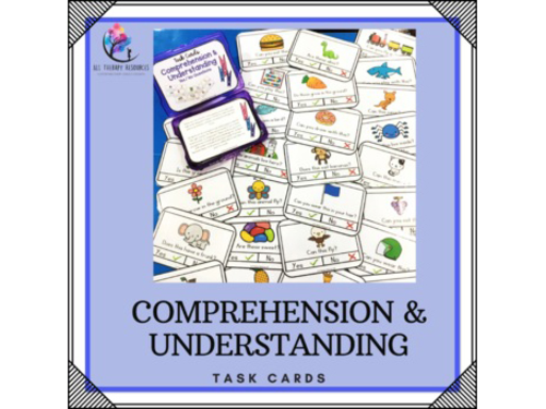 Comprehension Yes No Task Cards - Autism Special Education Speech ESL ...