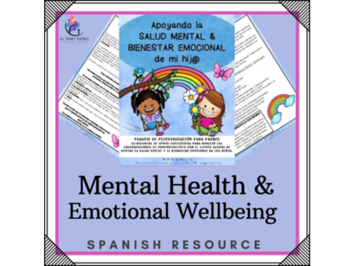 SPANISH VERSION Supporting My Child's Mental Health & Emotional ...