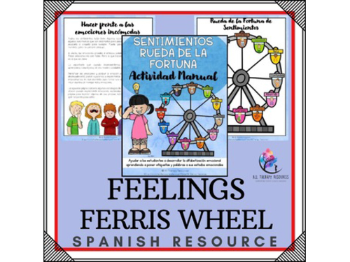 SPANISH VERSION - Feelings Ferris Wheel I Craft Activity I Emotions ...