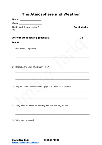 Secondary weather and climate resources