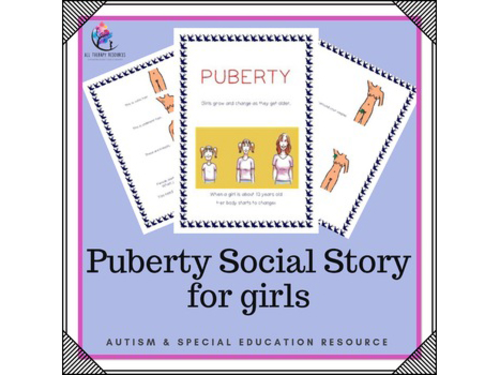 Puberty Social Narrative for Girls | Teaching Resources
