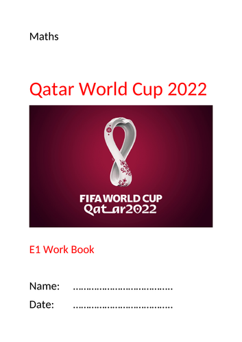 Maths Entry 1 Qatar World Cup | Teaching Resources