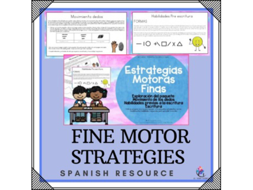 SPANISH VERSION - Fine Motor Strategies - Pre-Writing Skills ...