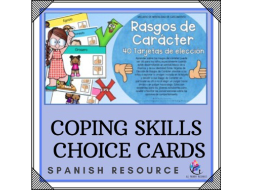 SPANISH VERSION Coping Skills Choice Cards | Helpful & Unhelpful Calm ...