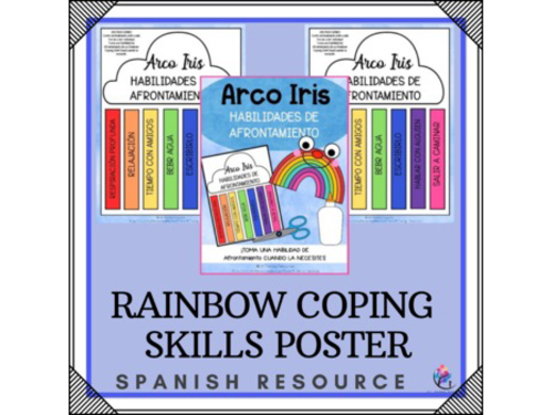 SPANISH VERSION Rainbow Coping Calming Skills - FREEBIE - SEL ...