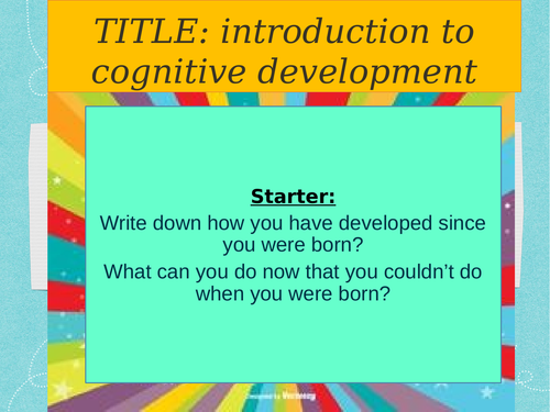 GCSE Development | Teaching Resources