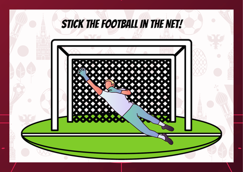World Cup Football Game - Stick the Football in the Net! Pin the ...