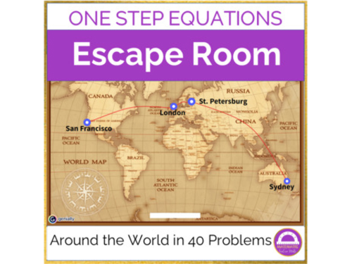 Solving One Step Equations | Math Digital Escape Room | Teaching Resources Solving One Step Equations | Math Digital Escape Room | Teaching Resources