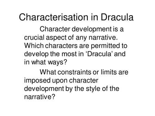 A full, 3+ hour lesson, AQA English Language Paper One- Dracula ...