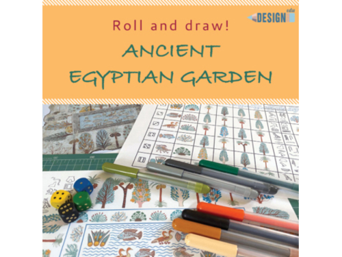 Roll and Draw! - Ancient Egyptian Garden | Teaching Resources