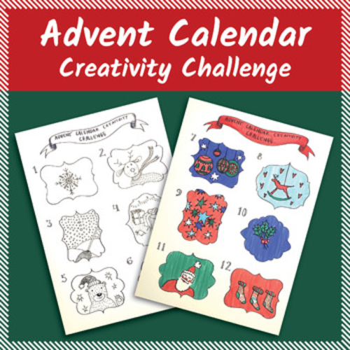 Advent Calendar Creativity Challenge – Finish the picture! | Teaching ...