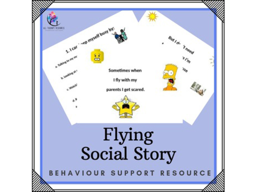 Behaviour Support: Flying Social Narrative - Special Education Autism ...