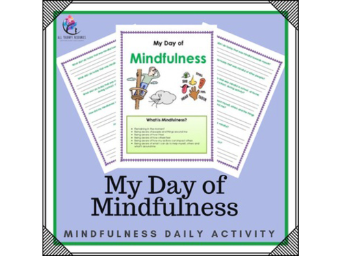 My Day of Mindfulness - Classroom Guidance Lesson | Teaching Resources