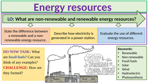KS3-Energy resources | Teaching Resources