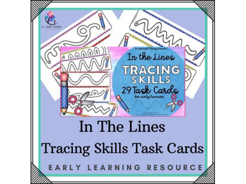 In The Lines Tracing Task Cards for Early Learners - Occupational ...