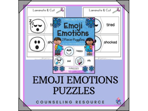 Emoji Emotions Feelings Puzzles - Social Emotion Learning | Teaching ...