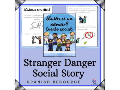 SPANISH VERSION - Stranger Danger Social Narrative - Safety Lesson ...