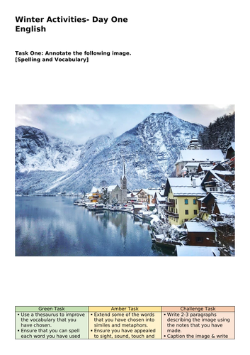 Christmas / Winter Lessons Engaging and Creative- easily adaptable ...