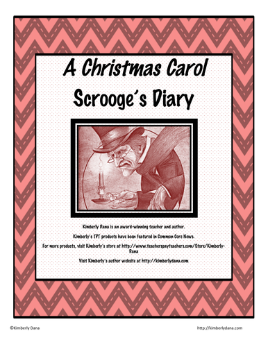 Scrooge's Diary - A Christmas Carol | Teaching Resources
