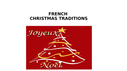 French Christmas traditions | Teaching Resources