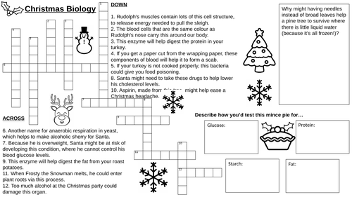 Christmas Biology | Teaching Resources