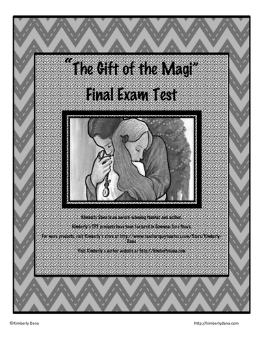 The Gift of the Magi Test | Teaching Resources