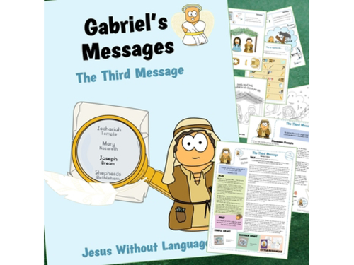 Gabriel's Messages - Advent 3 - Joseph. Kidmin lesson & Bible crafts ...