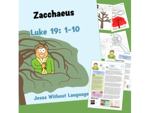Zacchaeus - Luke 19 - Kidmin Lesson & Bible Crafts | Teaching Resources