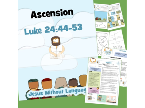Ascension - Luke 24 - Kidmin Lesson & Bible Crafts | Teaching Resources