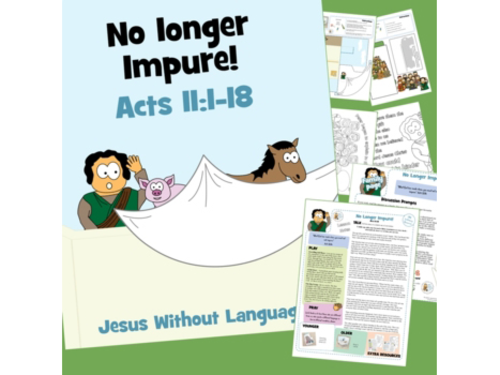 Peter's Vision - Acts 11 - Kidmin Lesson & Bible Crafts | Teaching ...